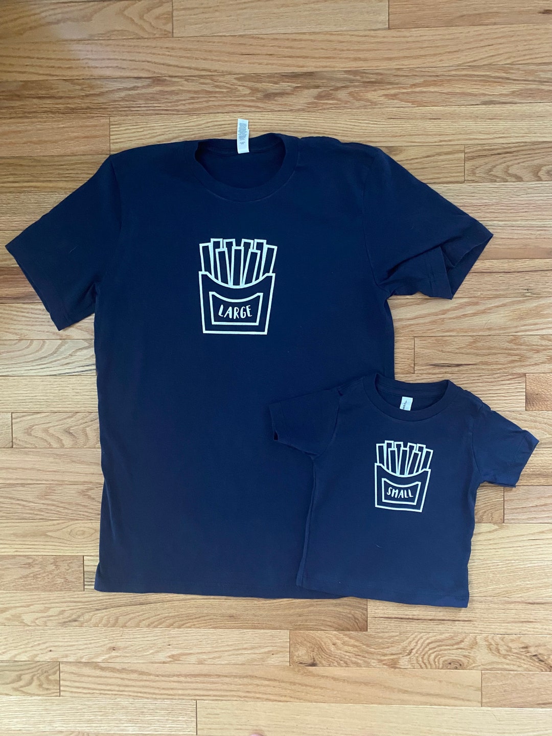 Large Fry Small Fry Shirts, Matching Family Shirts, Father Daughter ...