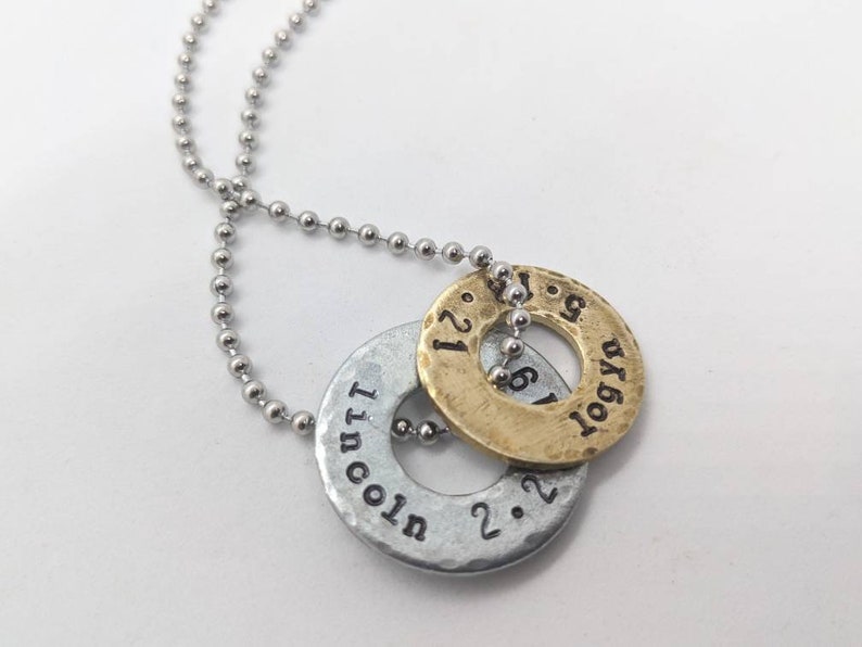 Mens Necklace Personalized Boys Name Kids Name Personalized | Etsy