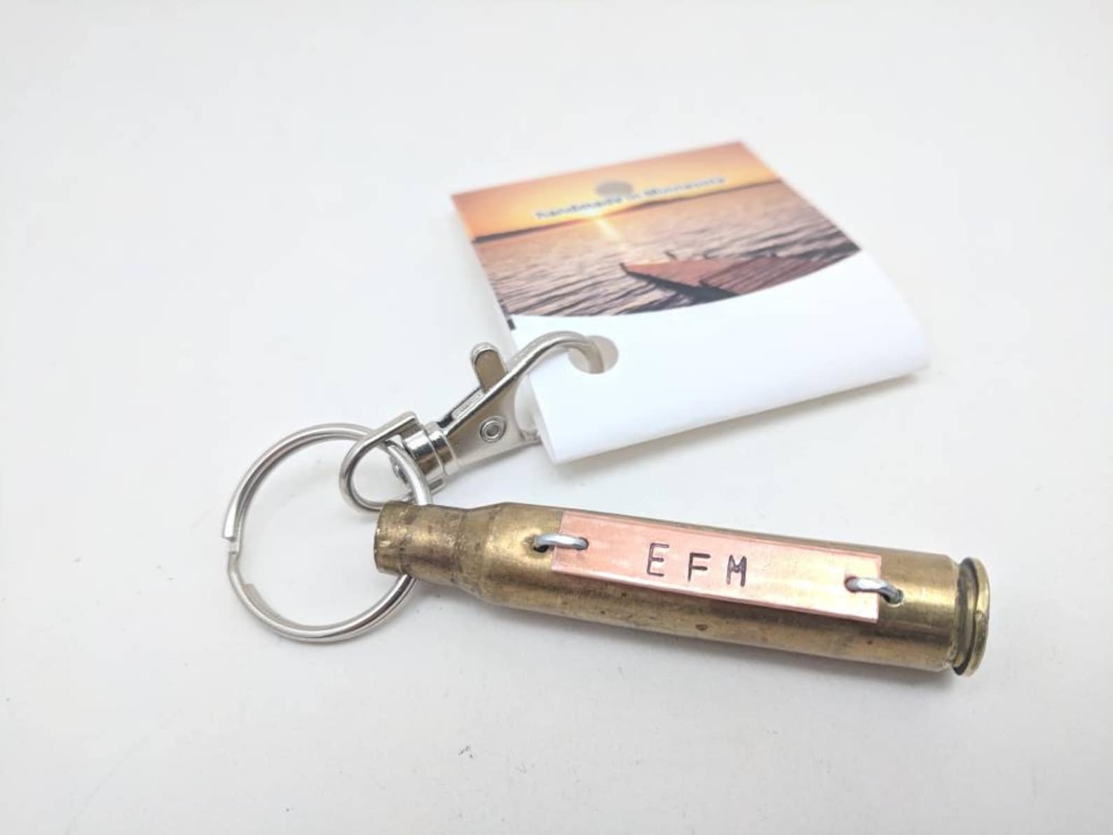 Personalized Recycled Bullet Keychain Shell Casing Gift for | Etsy