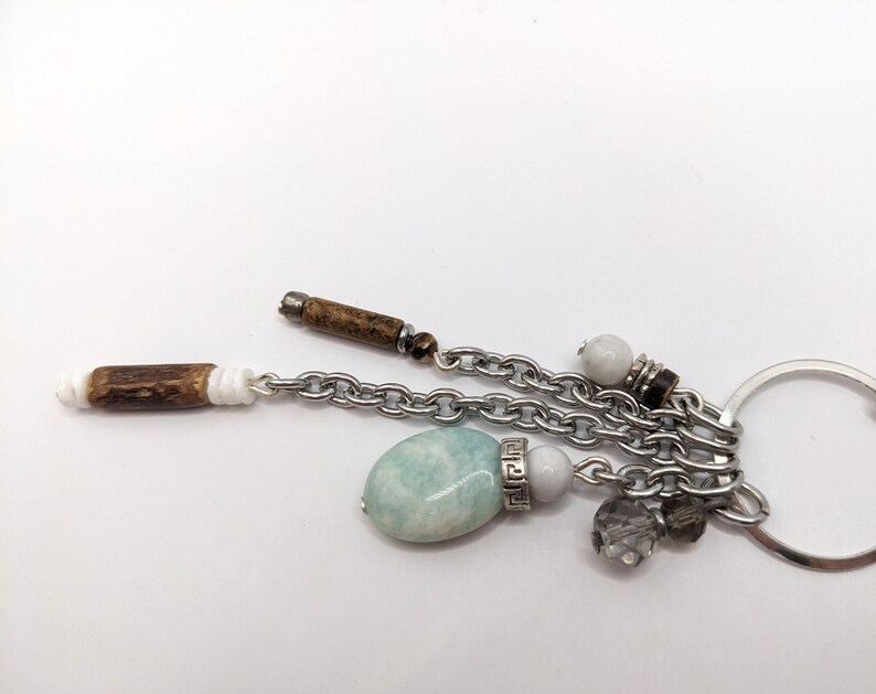 Long Boho Necklace, Light Green Amazonite Necklace, Extra Long Necklace ...