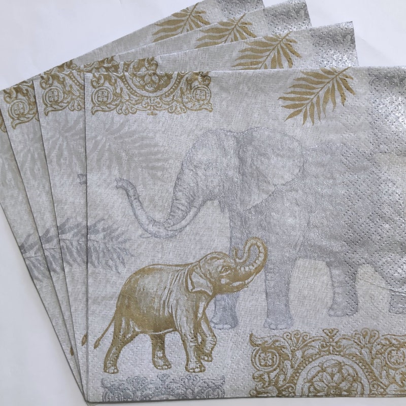 Elephant Napkins - Etsy