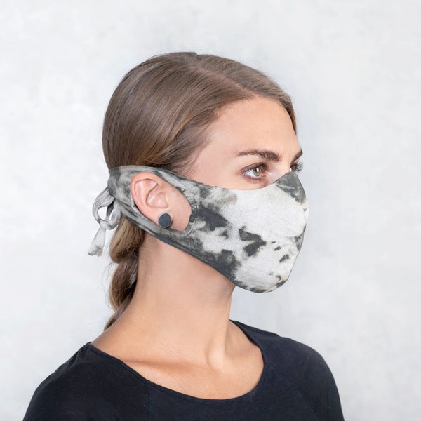 Tie Back Face Mask - Etsy