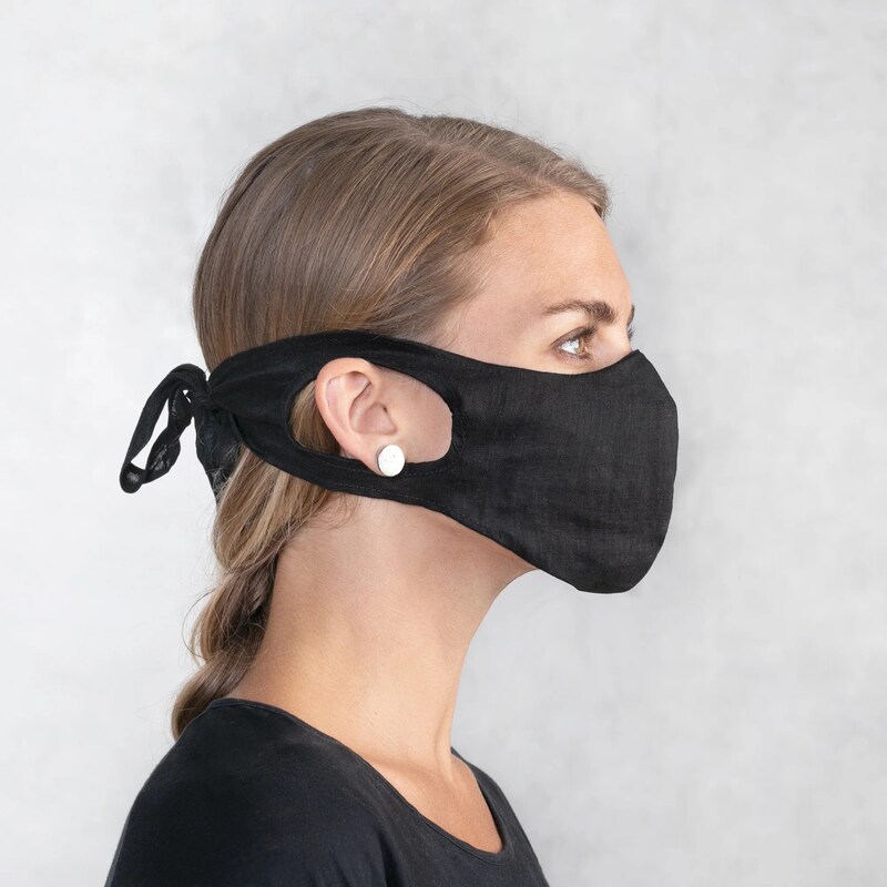 Tie Back Face Mask - Etsy