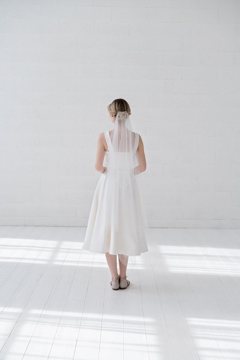 River Handkerchief Veil / Square Shape Bridal Veil / Wedding - Etsy