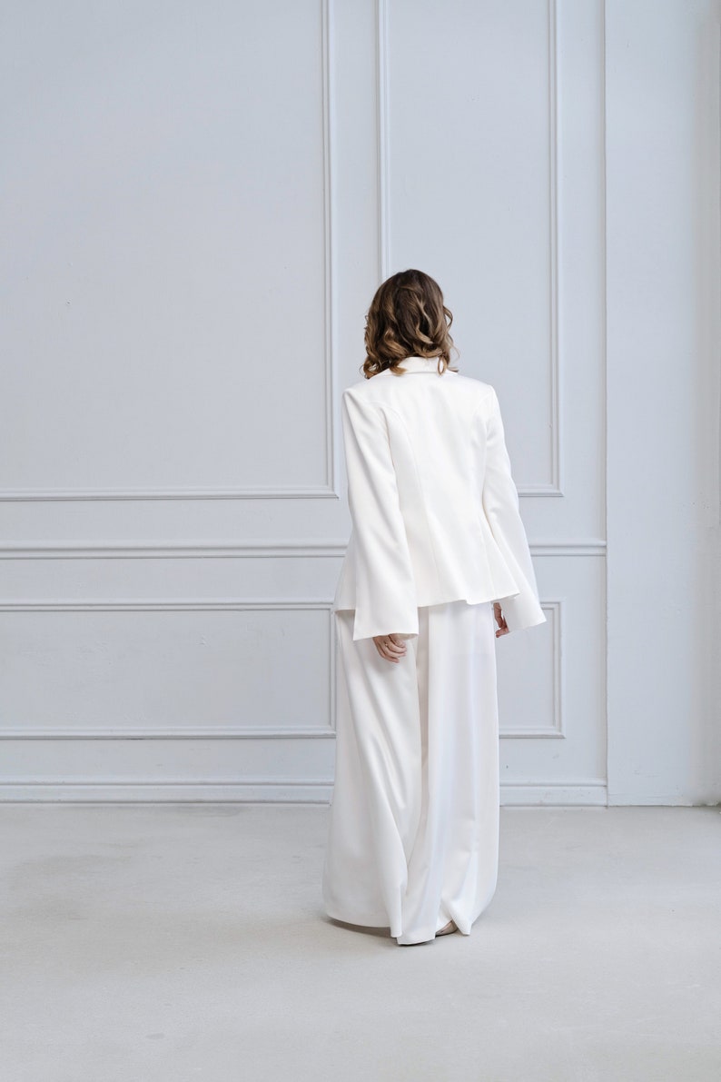 Ines Bridal Pantsuit / Wedding Pantsuit / Bridal Suit / - Etsy