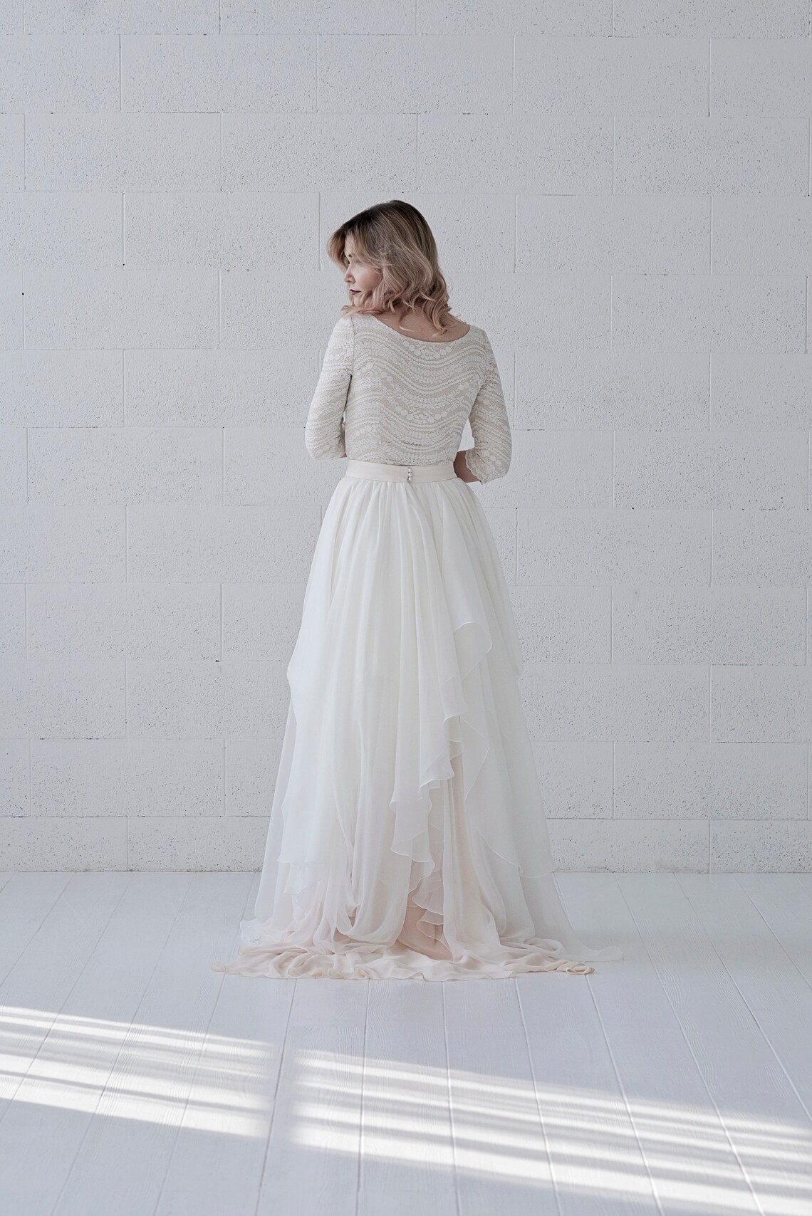 Maegan Wedding Dress / Bohemian Wedding Dress / Bridal | Etsy