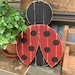 Wood Ladybug. Porch Decor. MADE TO ORDER - Etsy