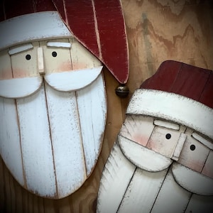 Wood Santa. Pallet Wood. Christmas Decor. MADE to ORDER - Etsy