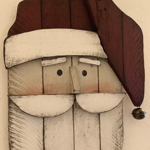 Wood Santa. Pallet Wood. Christmas Decor. MADE to ORDER - Etsy