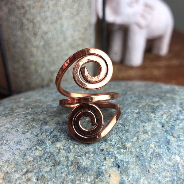 Copper Wire Ring - Etsy