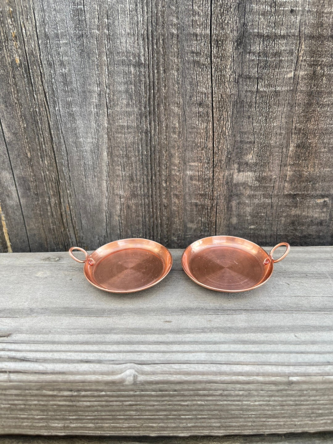 Set of 2 Kitchen Magnets, Kitchen Decor, Copper Magnets, Copper Comal ...