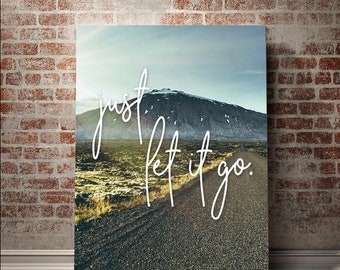 Let it go poster | Etsy