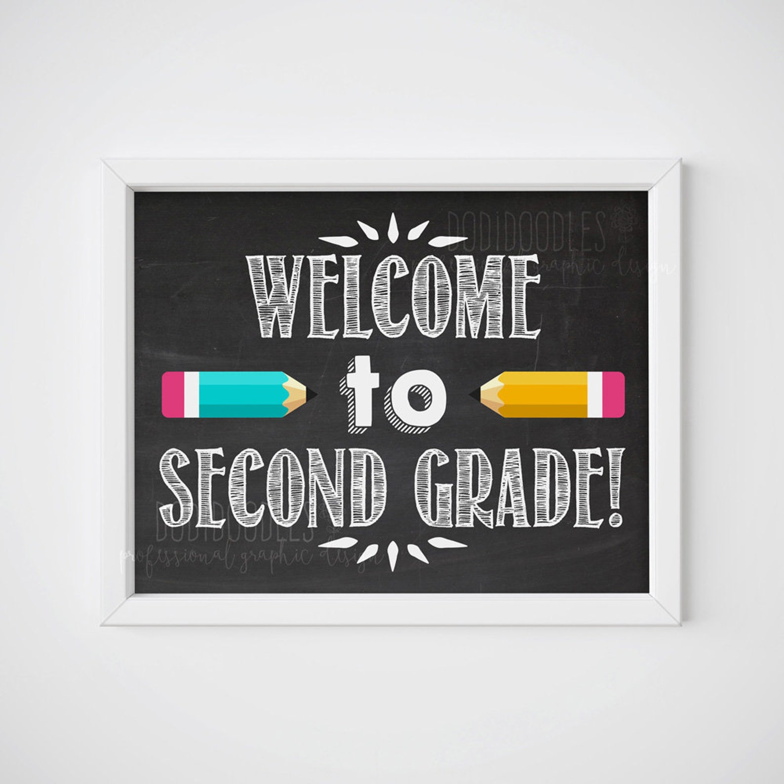 Welcome to Second Grade Classroom Signs Classroom Welcome - Etsy