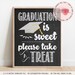 Graduation Party Decor, Sweet Table Sign, Graduation Printable ...