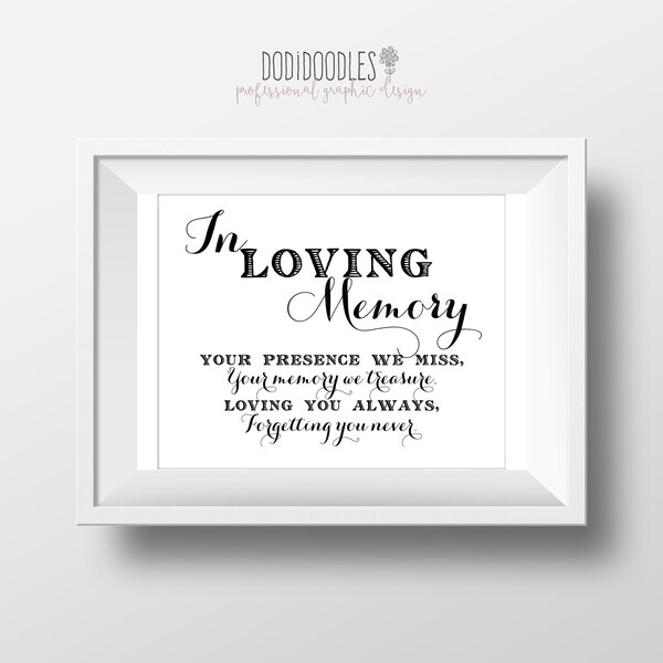 Memorial Table - Etsy