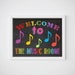 Welcome to the Music Room, Classroom Signs, Classroom Welcome, Teacher ...