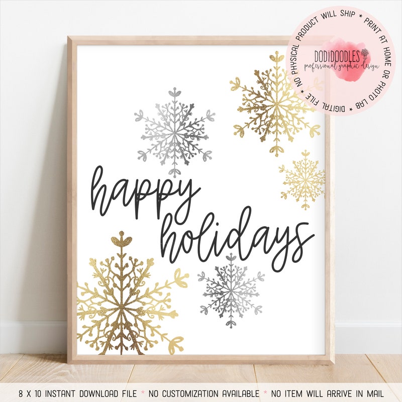Holiday Sign - Etsy