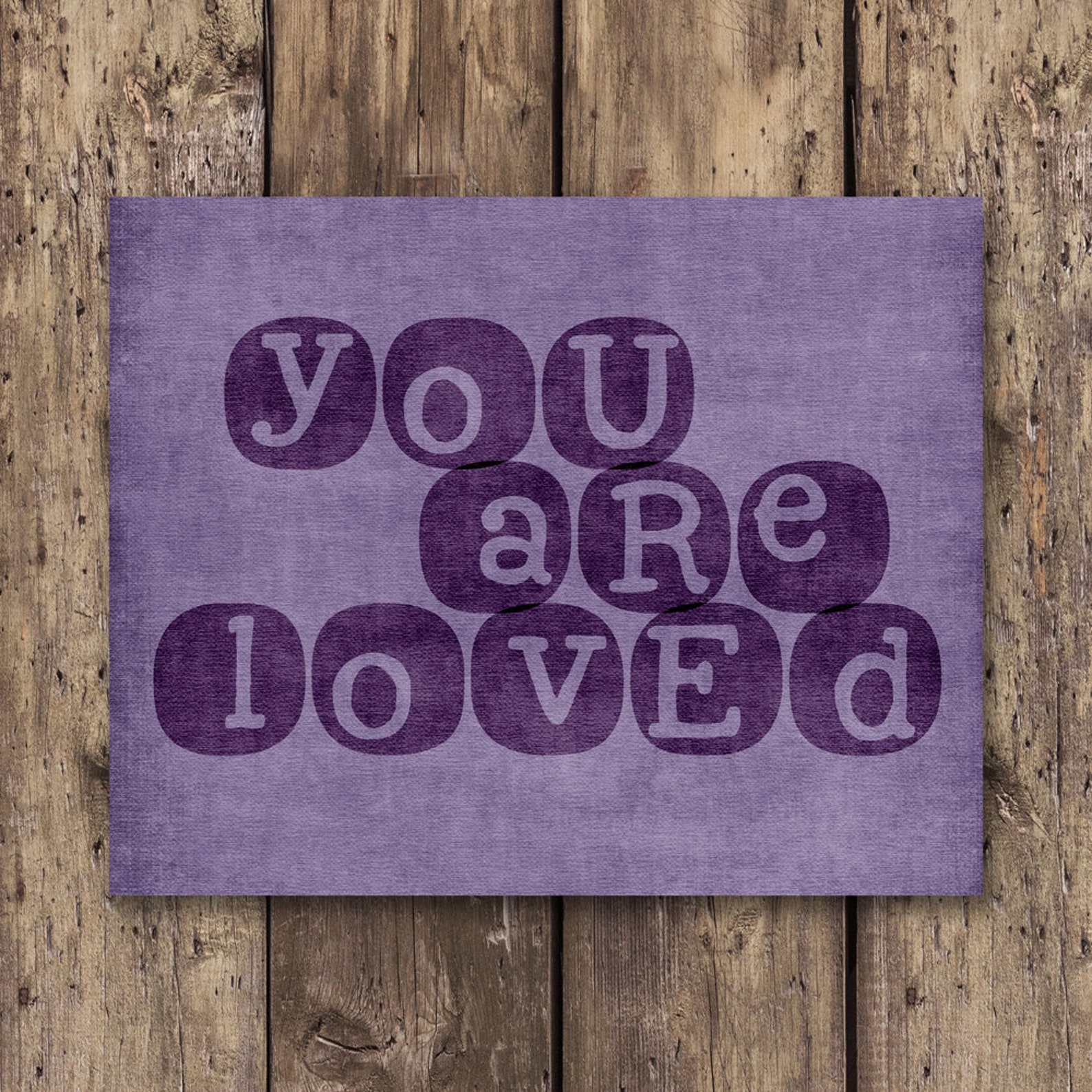 You Are Loved You Are Loved Sign 8x10 You Are Loved Print - Etsy