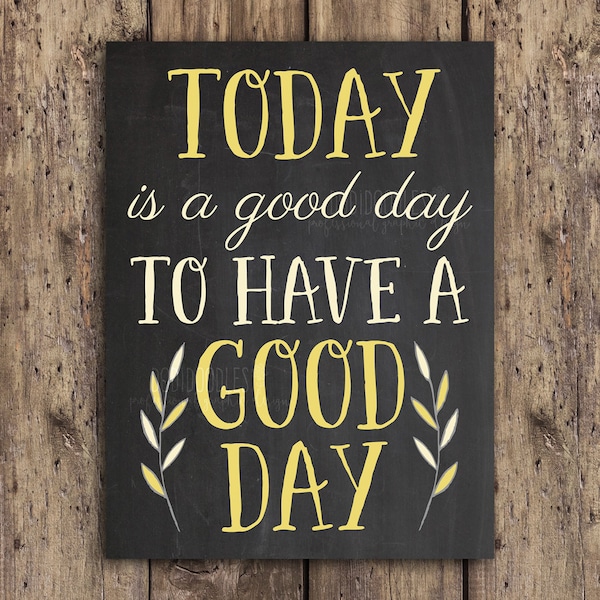Good Day Poster - Etsy