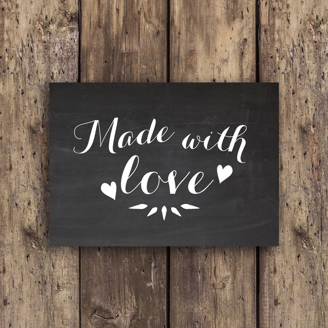 Made With Love Made With Love Sign Chalkboard Wedding Sign - Etsy