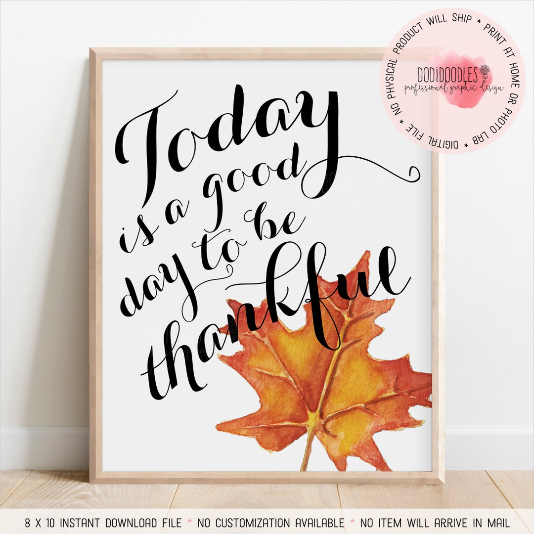 Thankful Printable, Thankful Sign, Thankful Signs, Fall Print, Fall ...
