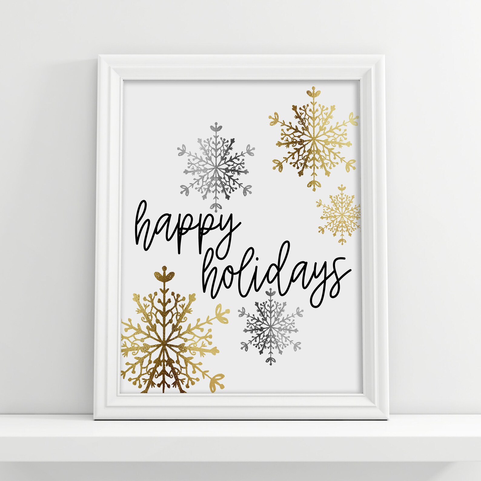 Happy Holidays Printable Holidays Printable Happy Holidays - Etsy