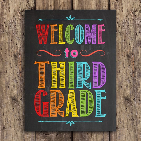 Third Grade Door Decor - Etsy