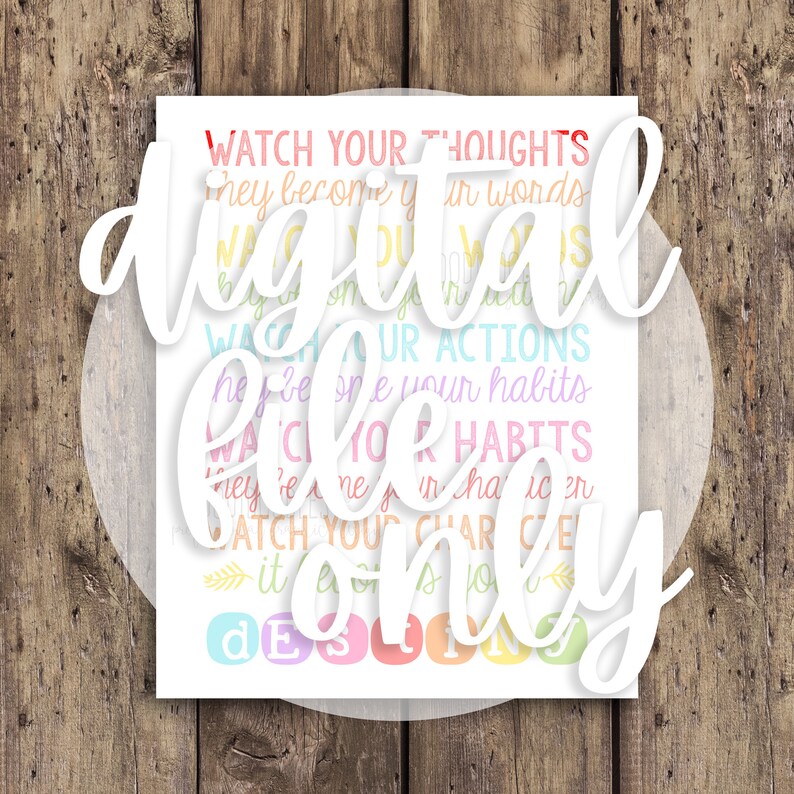 Motivational Classroom Signs Teacher Classroom Decor 8x10 - Etsy