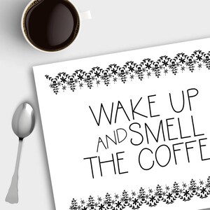 Coffee Print Coffee Printable Coffee Sign Coffee Decor - Etsy