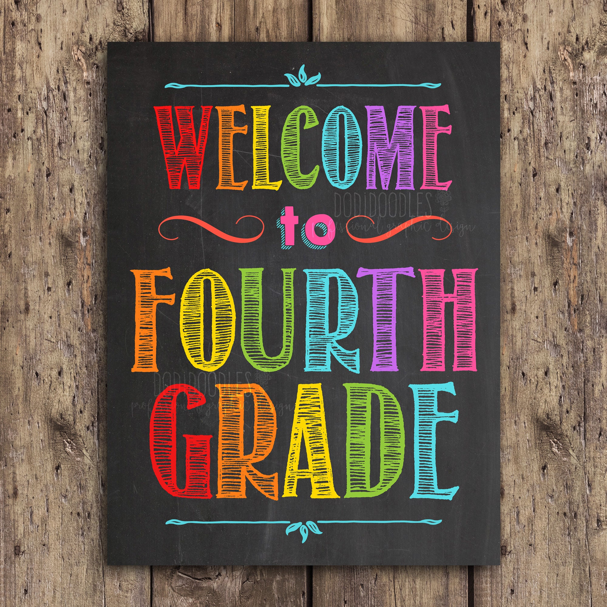 Welcome to fourth grade classroom poster classroom welcome | Etsy Welcome to fourth grade classroom poster classroom welcome | Etsy