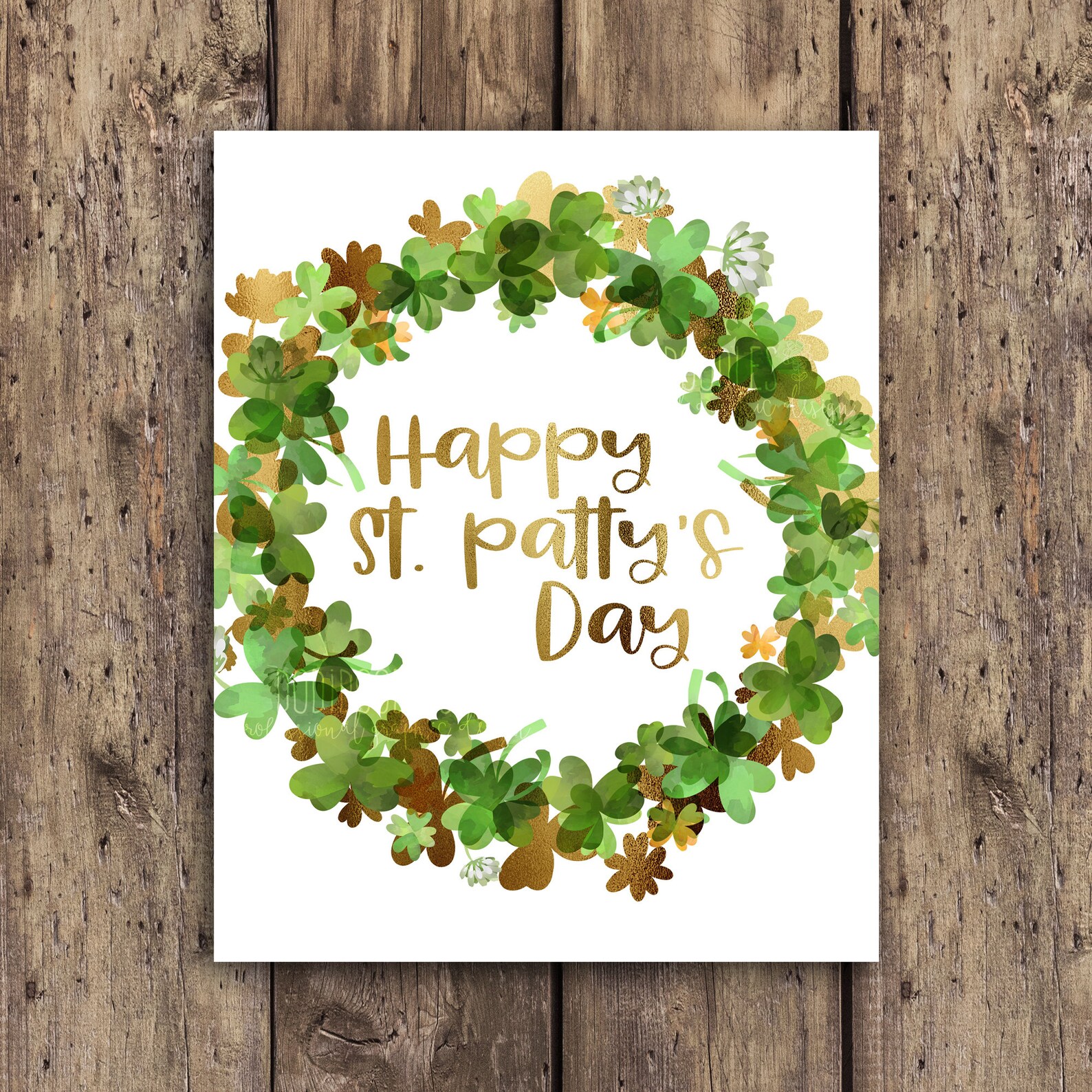 Happy St. Patty's Day Sign St. Patrick's Day - Etsy
