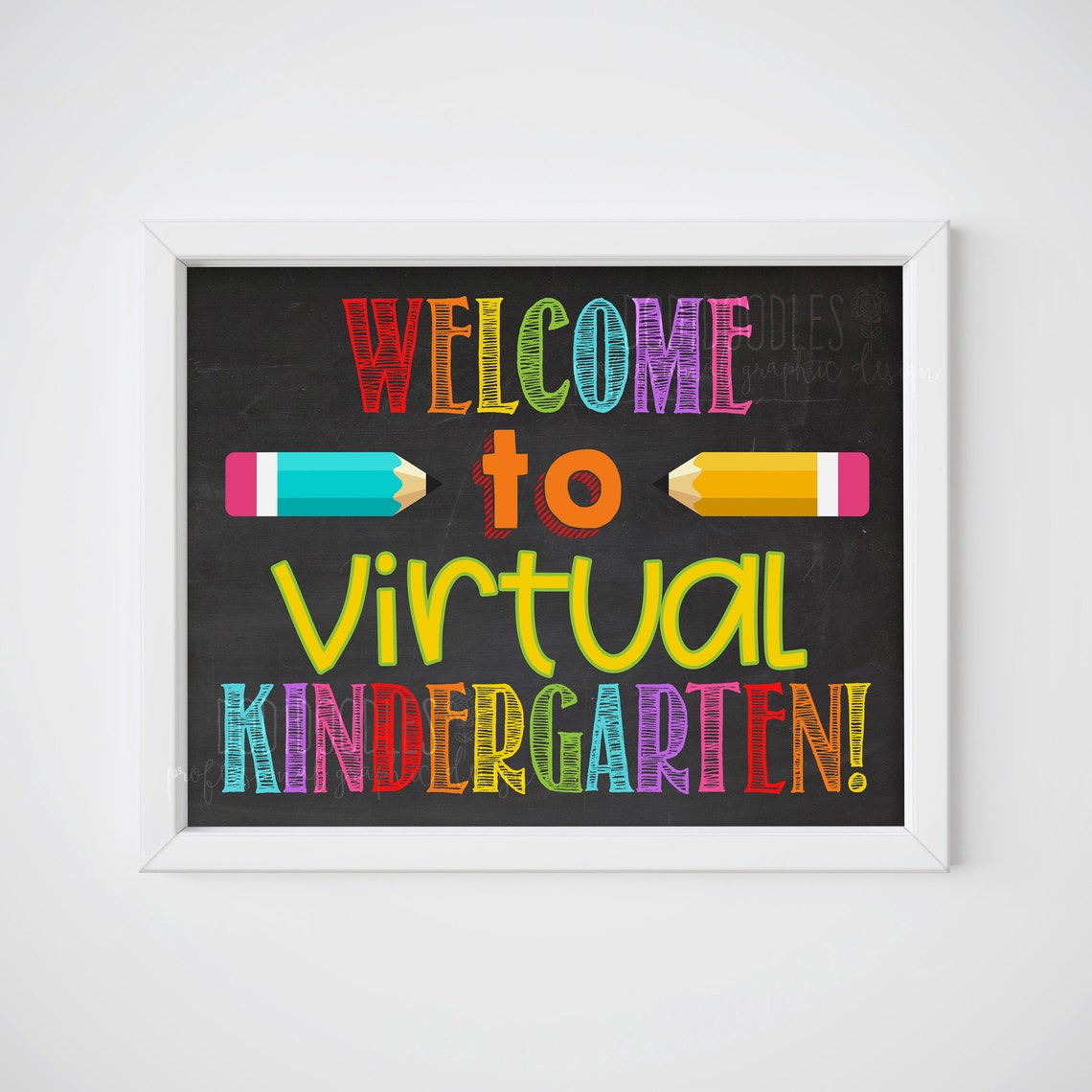 Welcome to virtual kindergarten e-learning distance | Etsy