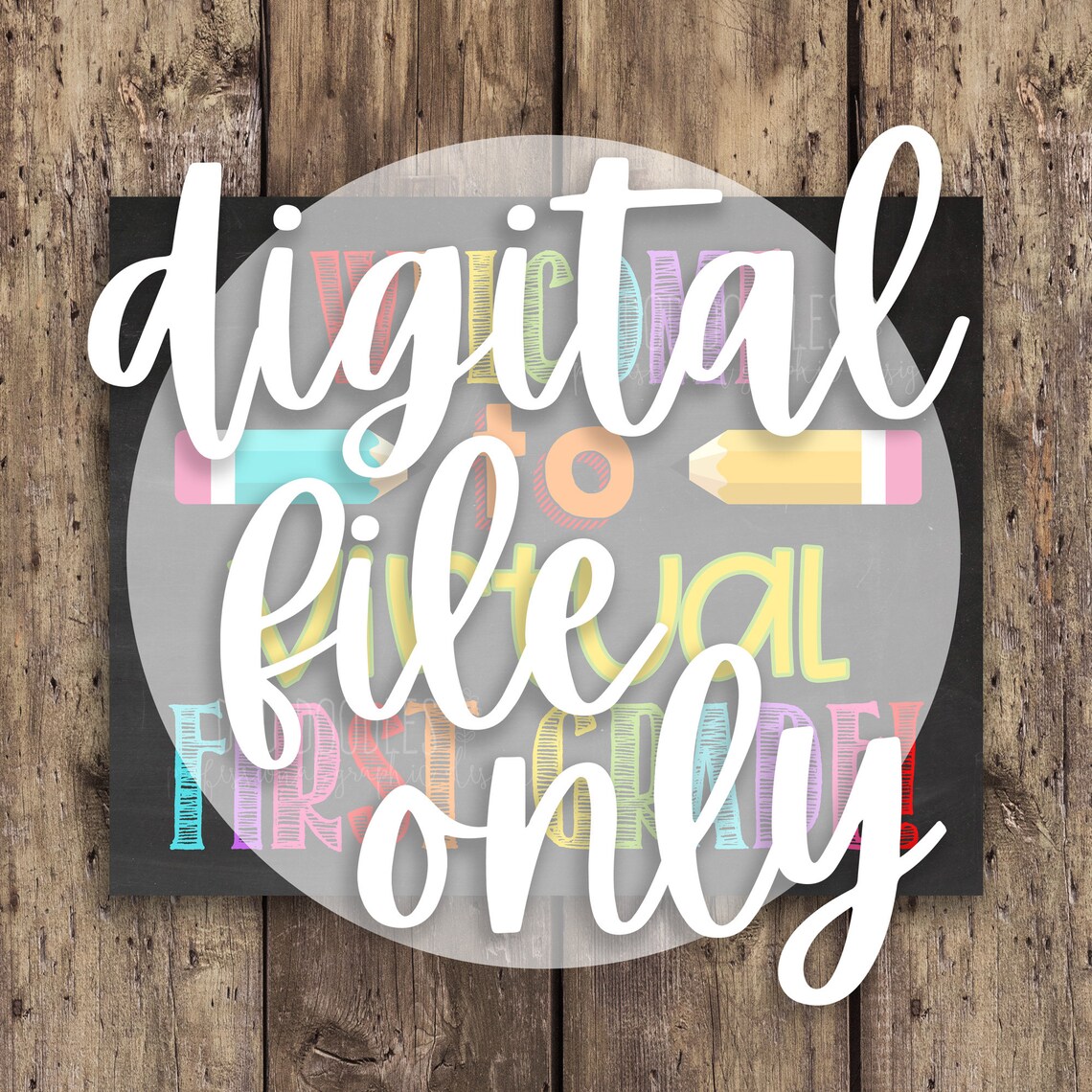 Welcome to virtual first grade e-learning decor distance | Etsy