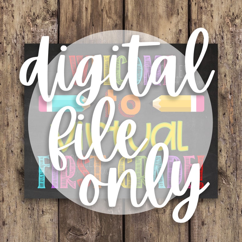 Welcome to virtual first grade e-learning decor distance | Etsy