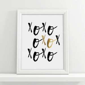 Xo Xo Printable Xo Print Xo Sign Xo Printables Love Love - Etsy