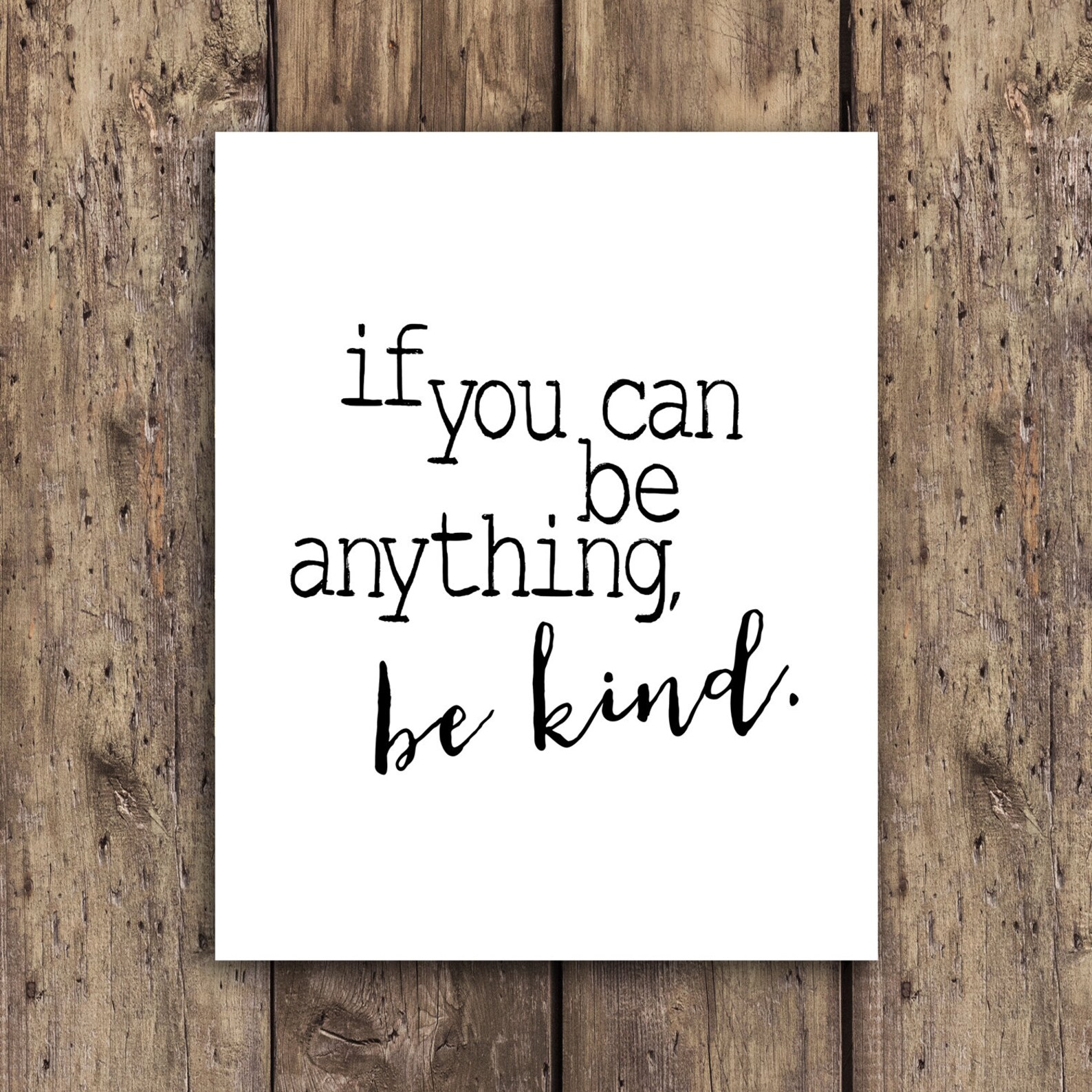 If you can be anything be kind kindness quotes classroom | Etsy