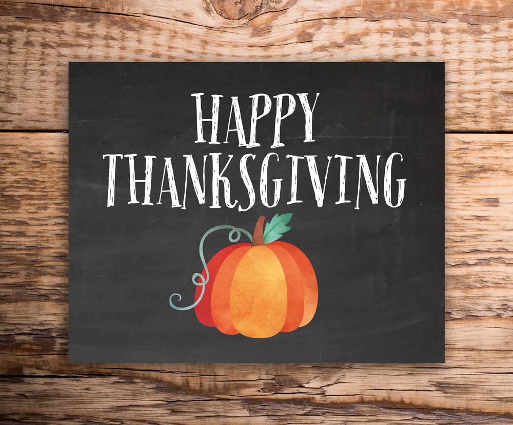 Happy thanksgiving thanksgiving sign thanksgiving | Etsy
