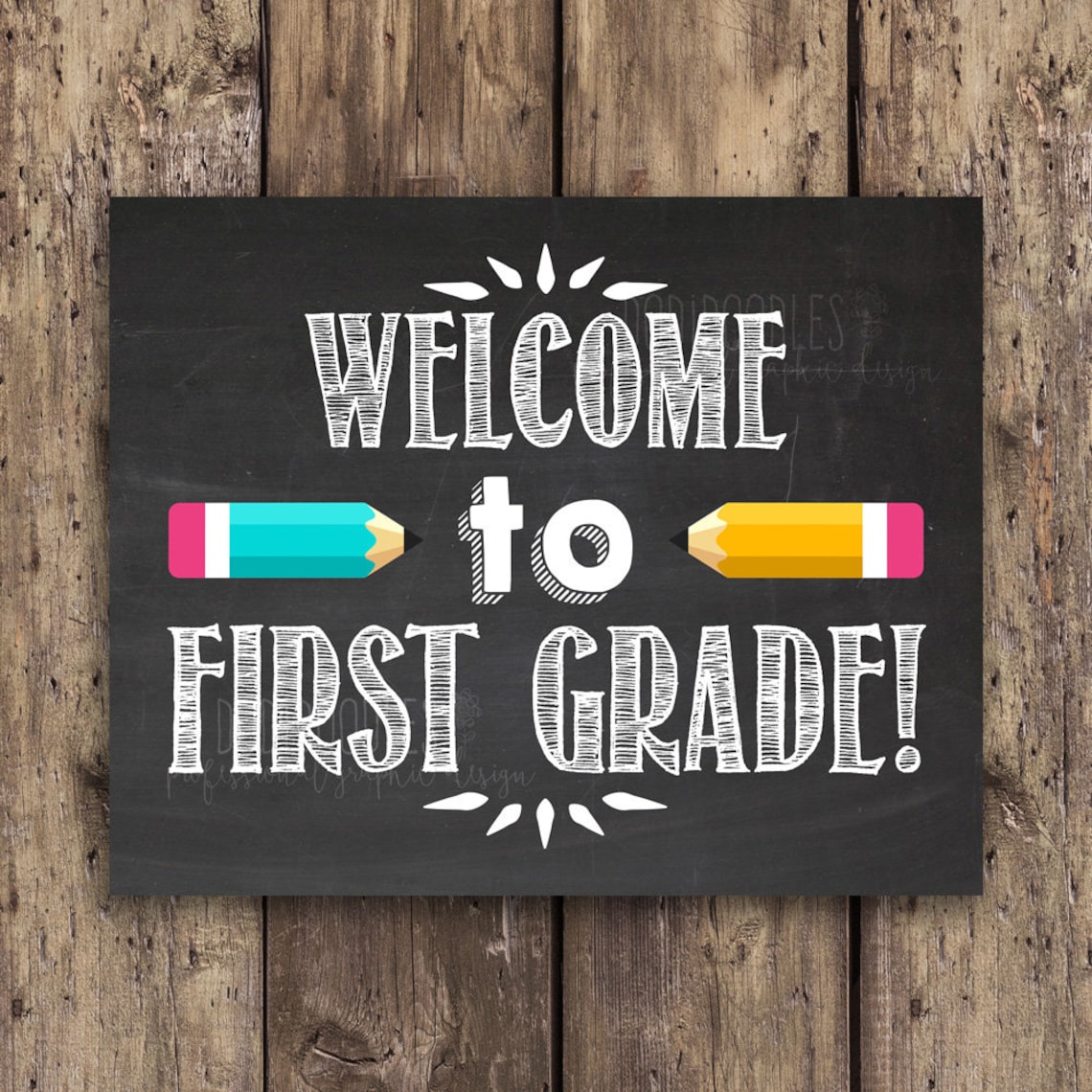 Welcome to First Grade Classroom Signs Classroom Welcome - Etsy