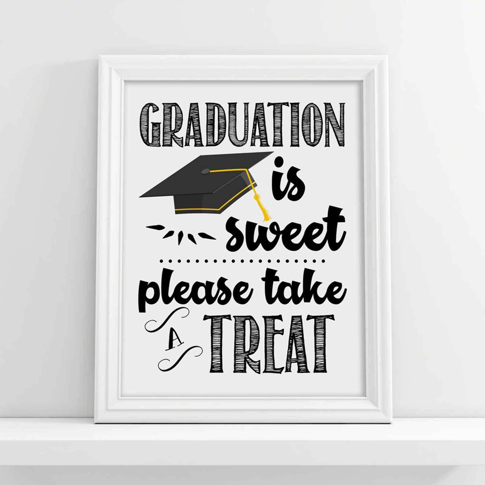 Graduation Party Decor Sweet Table Sign Graduation | Etsy