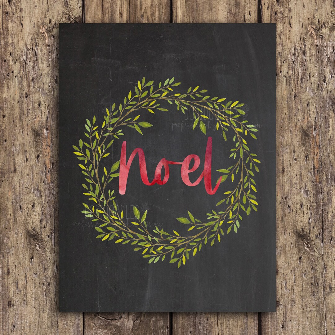 Noel Poster, Noel Chalkboard Sign 18x24 Christmas Poster, Christmas ...
