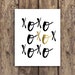Xo, Xo Printable, Xo Print, Xo Sign, Xo Printables, Love, Love ...