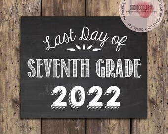 Last Day 7th Grade | Etsy