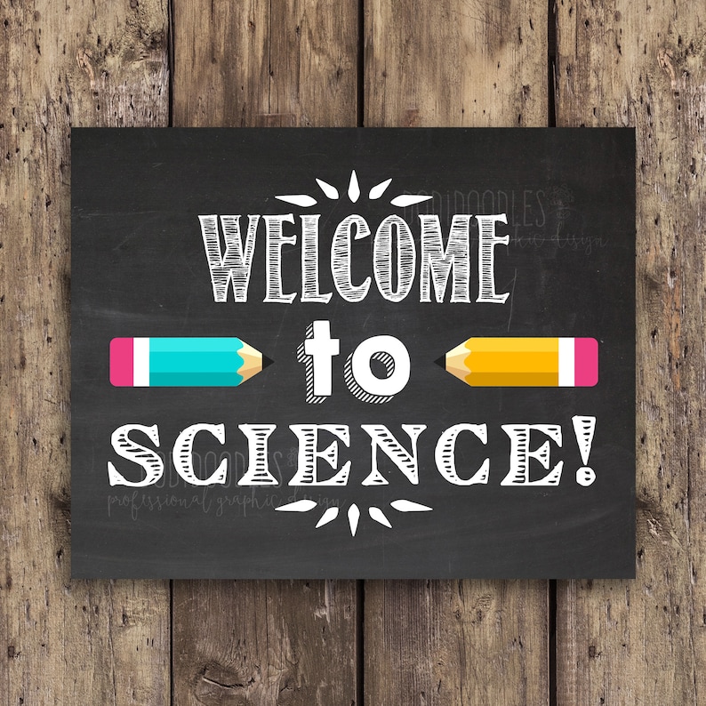 Welcome to Science Classroom Signs Classroom Welcome - Etsy