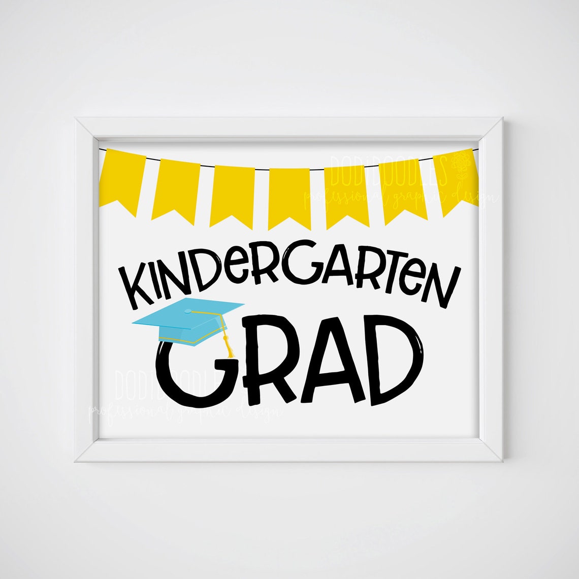Kindergarten Grad Sign Kindergarten Grad Photo Prop | Etsy