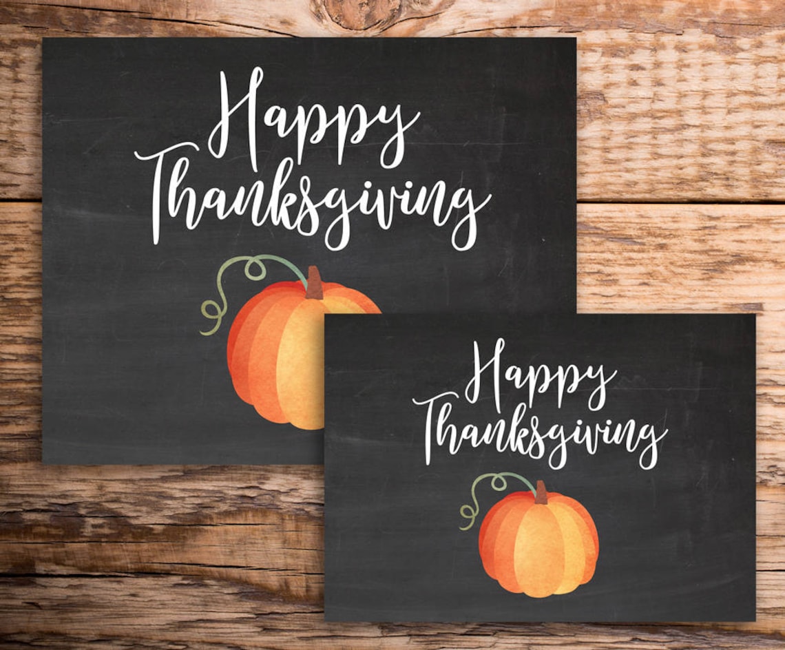 Happy Thanksgiving Thanksgiving Sign Thanksgiving - Etsy