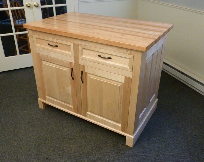 CUSTOM Maple Kitchen Island - Etsy