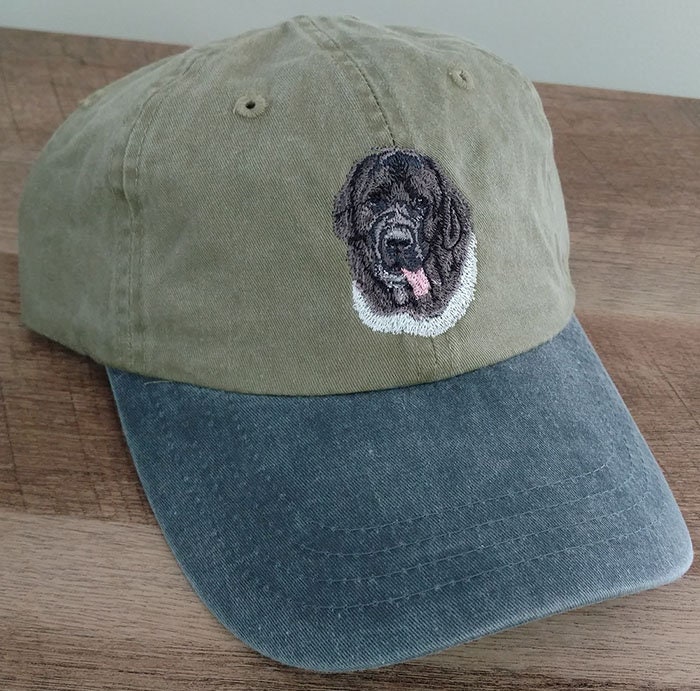 Embroidered Newfoundland Two Tone Pigment-dyed Cap Free Shipping to USA ...