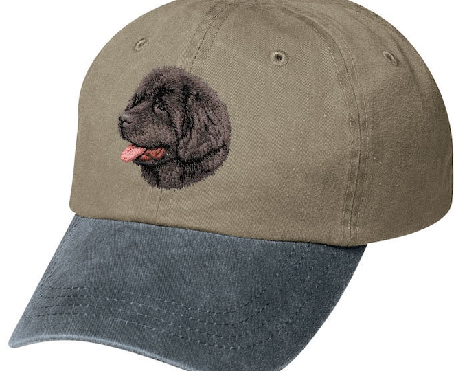 NEWFOUNDLAND DOG Hat Embroidered Men Women Baseball Gift Cap Price ...