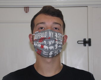 Buffalo Bills Face Mask - Etsy