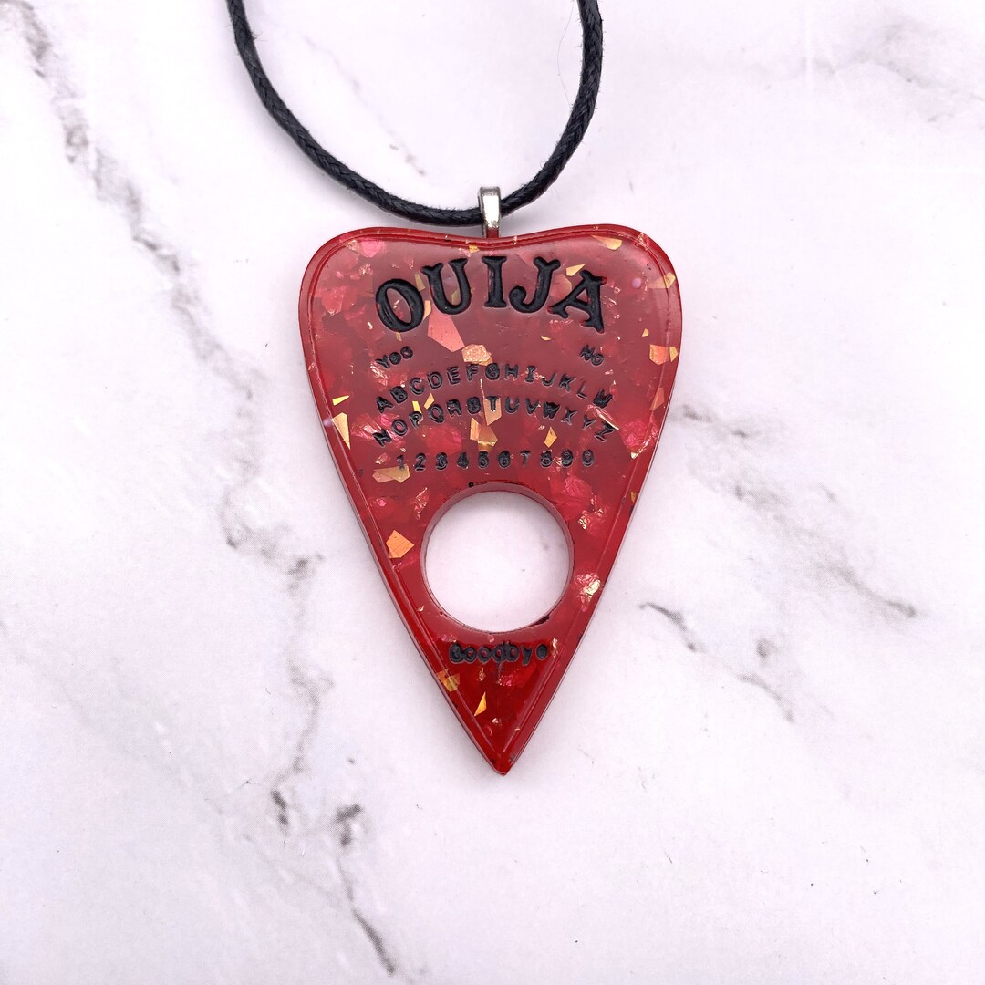 Red Infernal Talking Board Planchette Necklace Spiritual Jewelry - Etsy